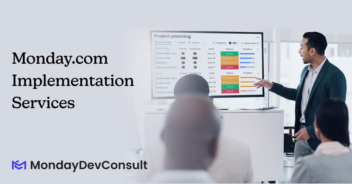 Monday.com Implementation Services | Expert Consultants