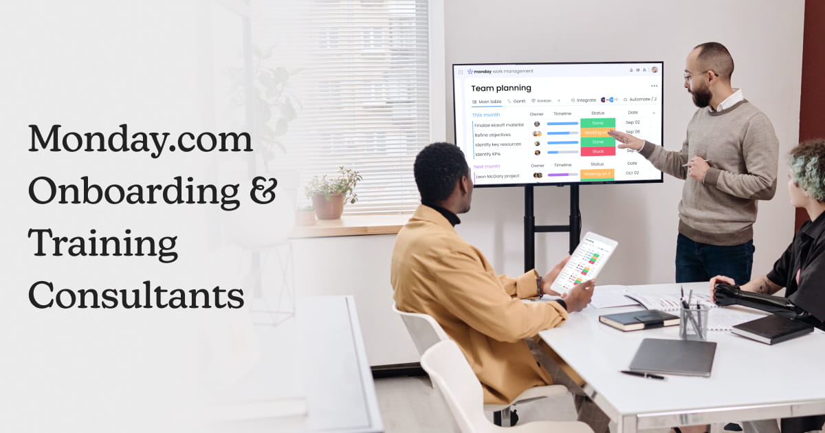 monday.com Onboarding and Training From Certified Experts