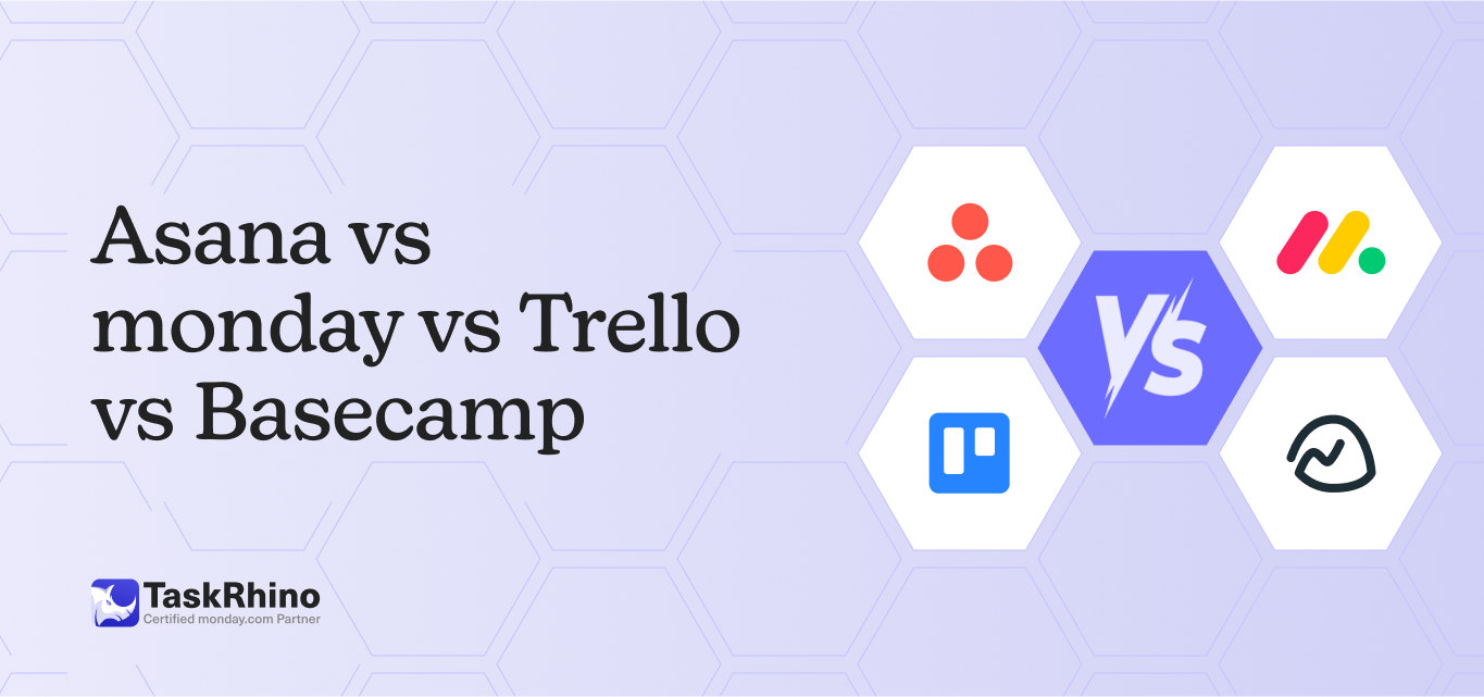 Asana vs Monday vs Trello vs Basecamp: 2025 In-Depth Guide
