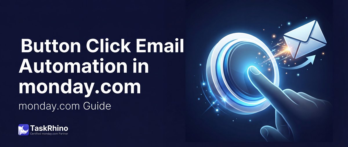 monday.com Button Click Email Automation - TaskRhino